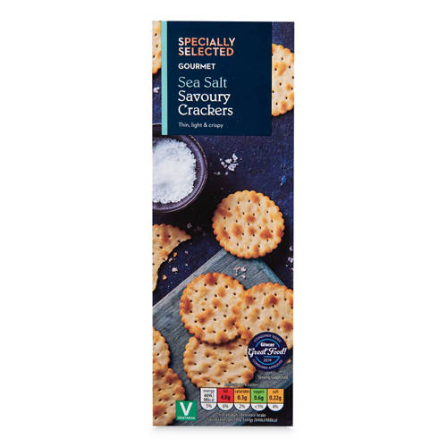 Gourmet Sea Salt Savoury Crackers | ALDI UK